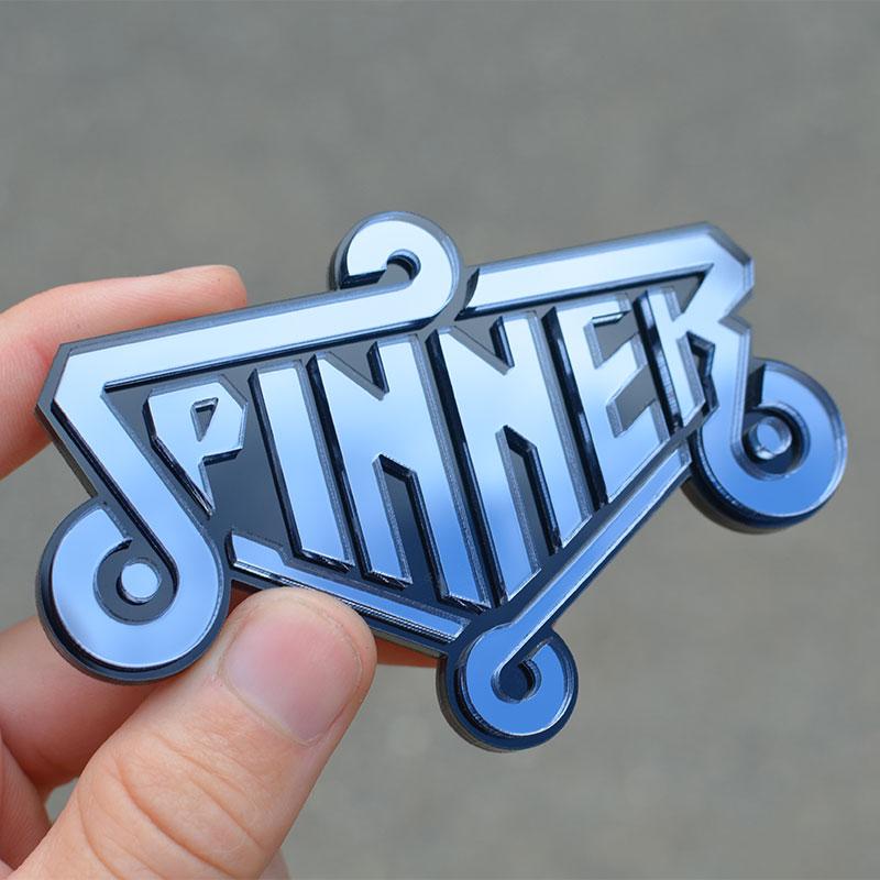 Custom Chrome Badge Emblem